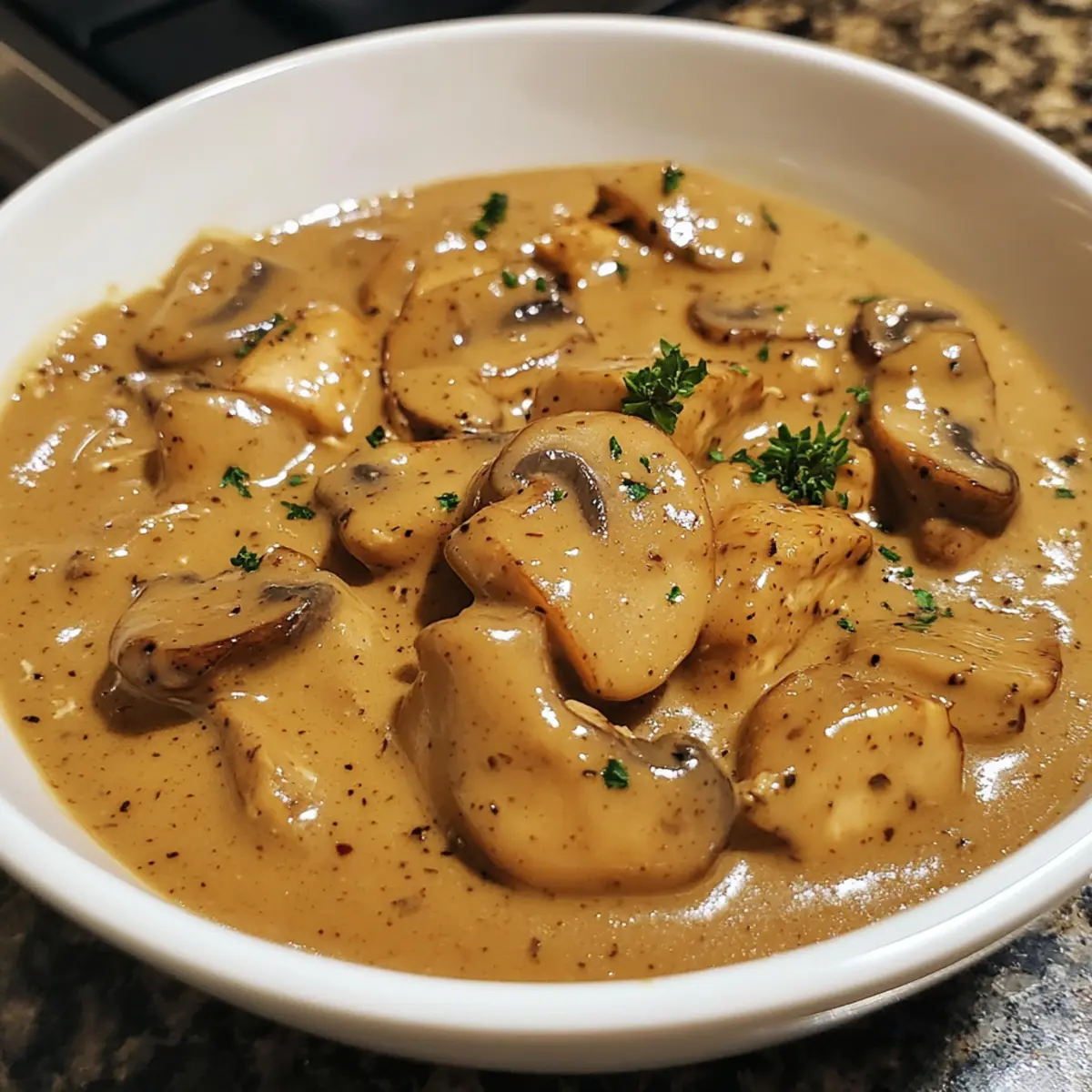 Ultimate Creamy Comforting Savory Mushroom Chicken Gravy